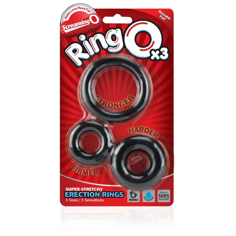 Screaming O RingO's x3 (Black) | Olivia Ocean
