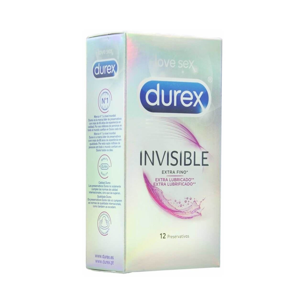 Durex Invisible Extra Lubricated 12's (New Packaging) | Olivia Ocean